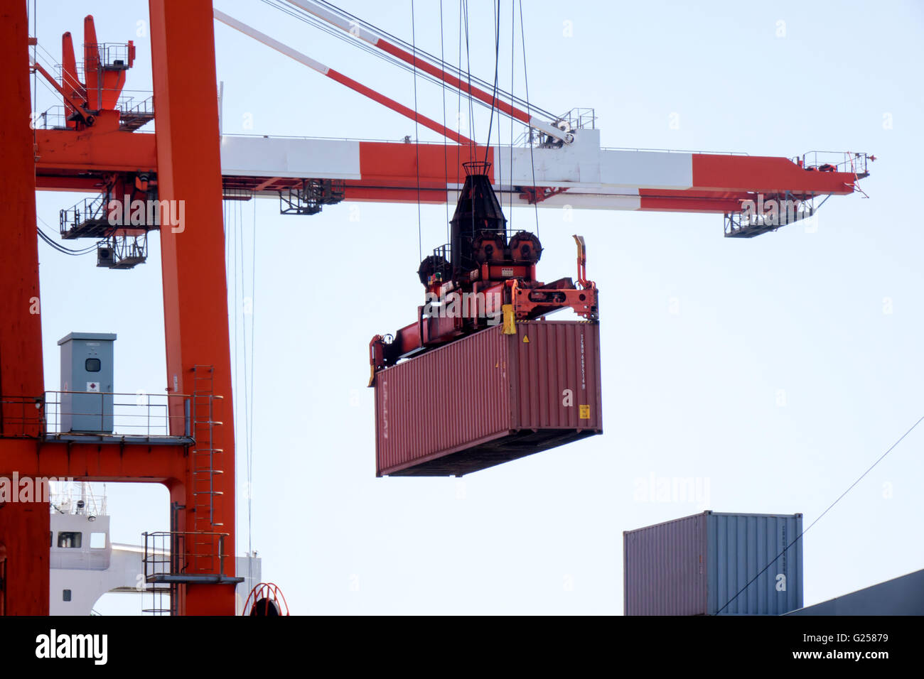 Cargo sea port Stock Photo - Alamy