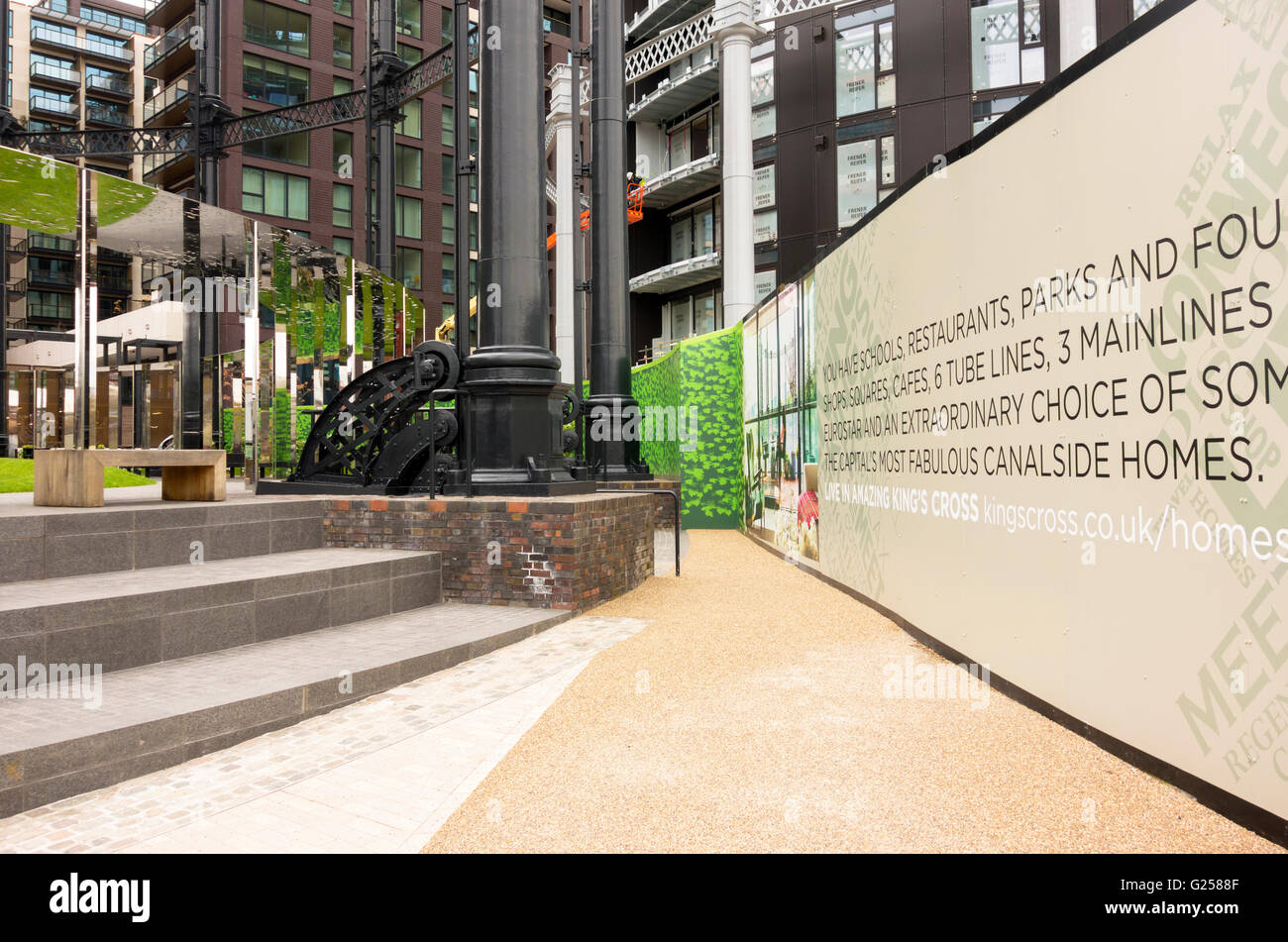 New development in Kings Cross London Stock Photo - Alamy