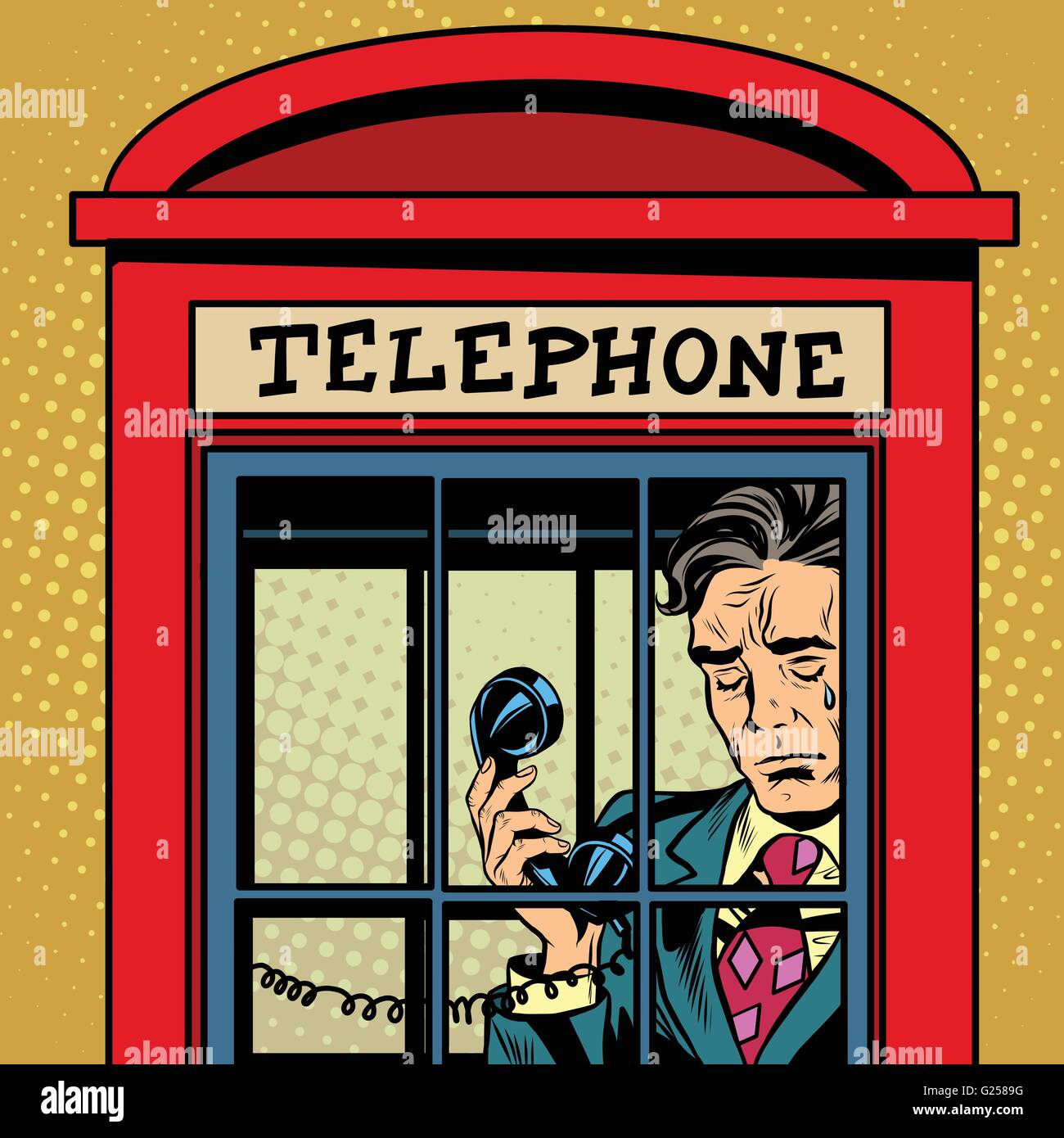 Art crying man in hi-res stock photography and images - Alamy