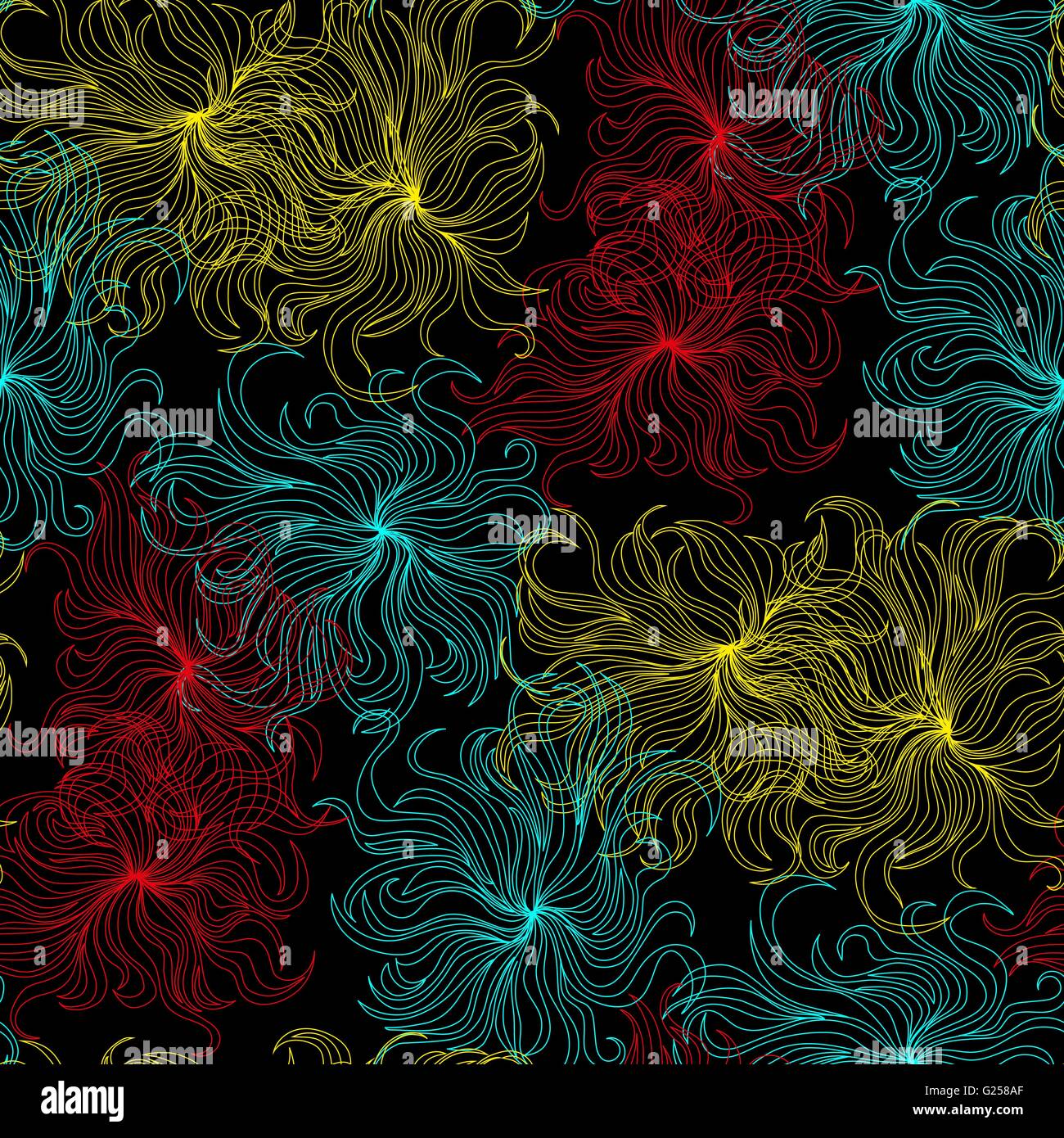 Abstract flower seamless pattern background Stock Vector Image & Art ...