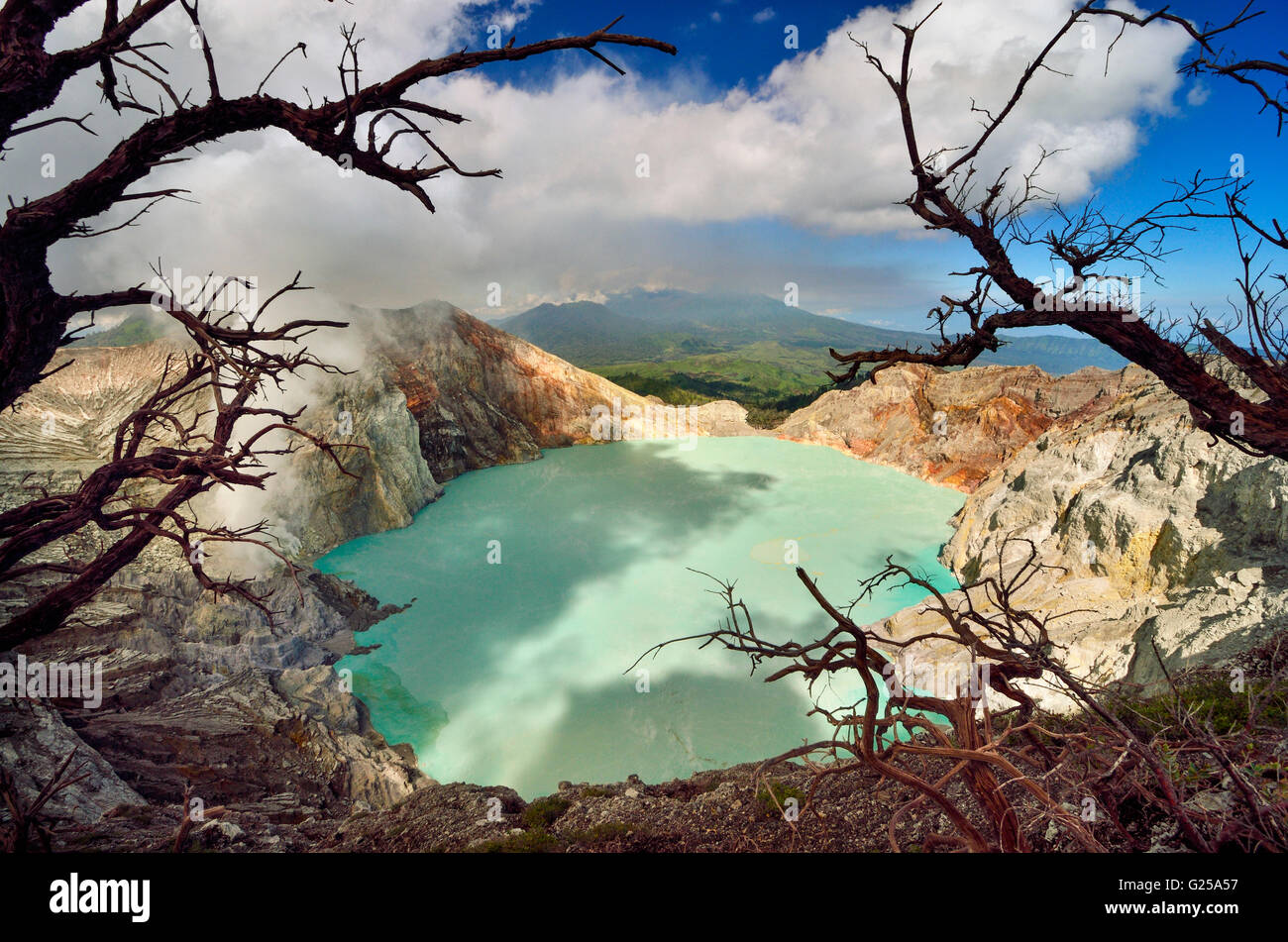 Mount Ijen Crater, East Java, Indonesia Stock Photo - Alamy