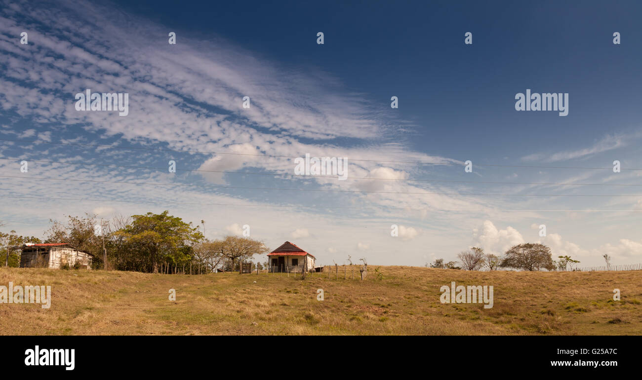 Cuban landscape with farm Stock Photo - Alamy