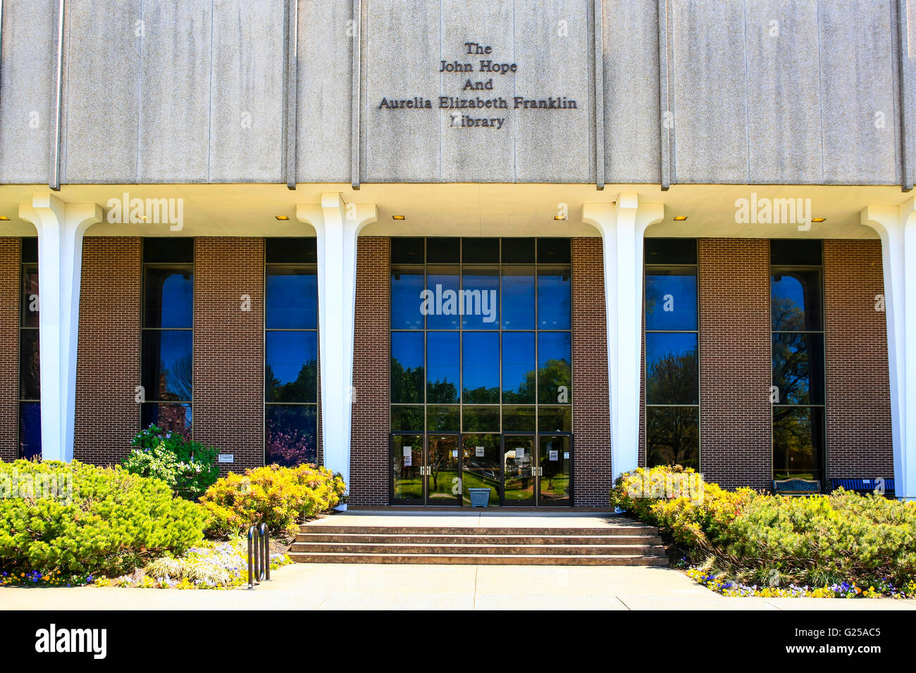 The John Hope and Aurelia Elizabeth Franklin Library building on Fisk ...