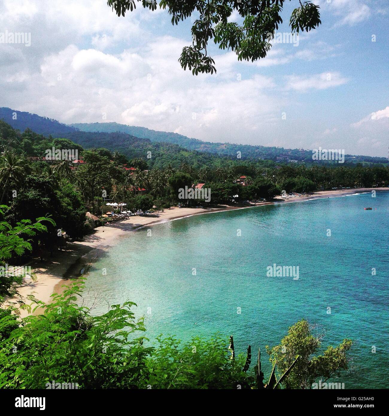 Senggigi beach, Bali, Lombok, Indonesia Stock Photo - Alamy