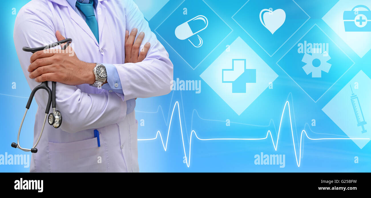Doctor virtual interface hi-res stock photography and images - Alamy