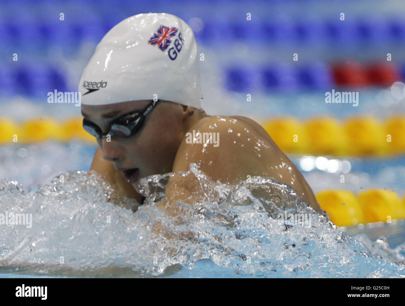 London, England: May 19, 2016 Chloe Tutton English swimmer during the ...