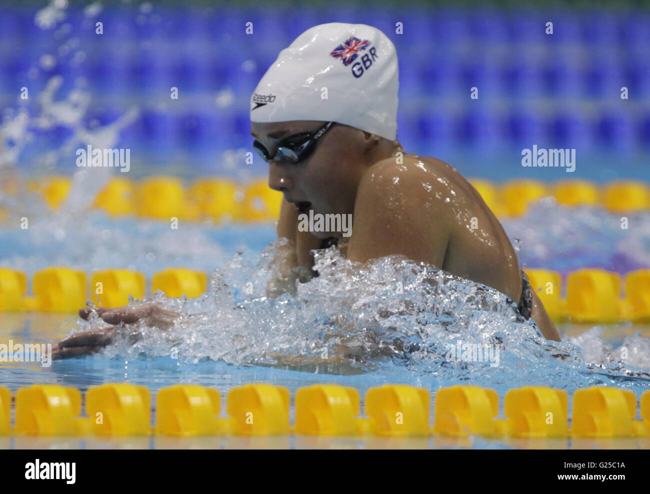 London, England: May 19, 2016 Chloe Tutton English swimmer during the ...