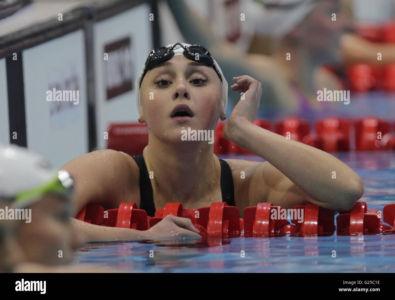 London, England: May 19, 2016 Chloe Tutton English swimmer during the ...