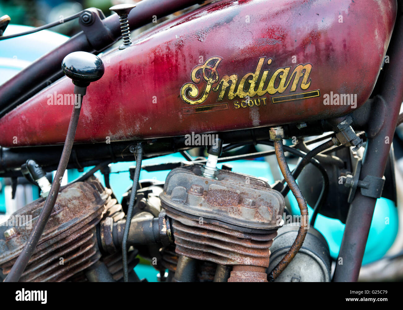 Detail motorcycle gas tank shifter hi-res stock photography and images ...