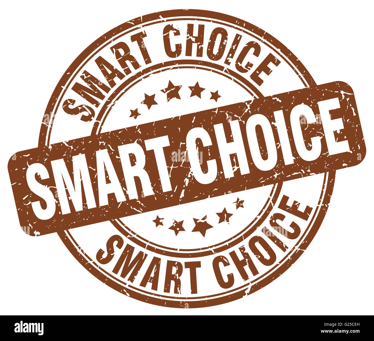 Smart choice rubber stamp hi-res stock photography and images - Alamy