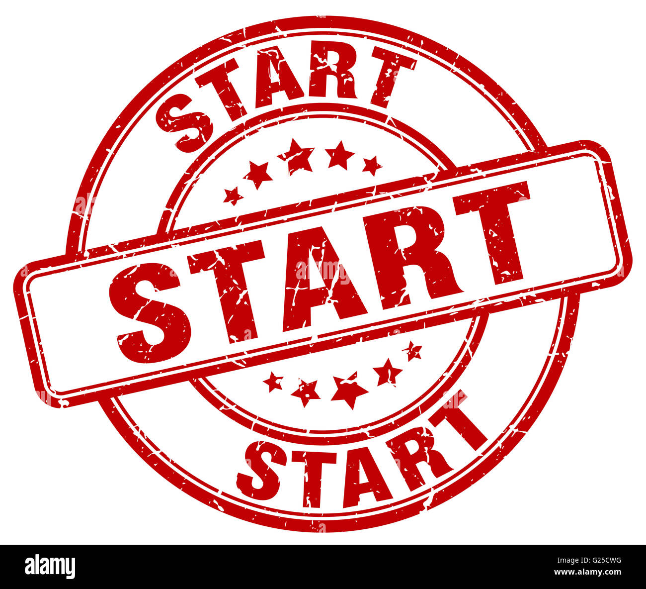 Start stamp round vintage hi-res stock photography and images - Alamy