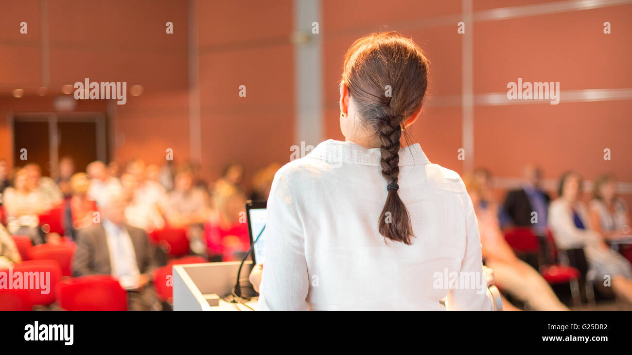 Female academic professor lecturing at faculty Stock Photo - Alamy
