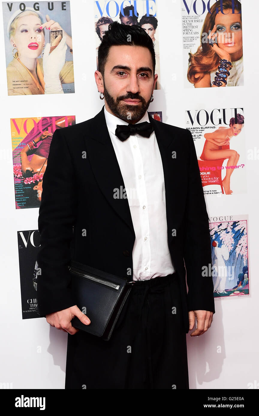 Johnny Coca attending The Vogue 100 Gala Dinner at East Albert Lawn ...