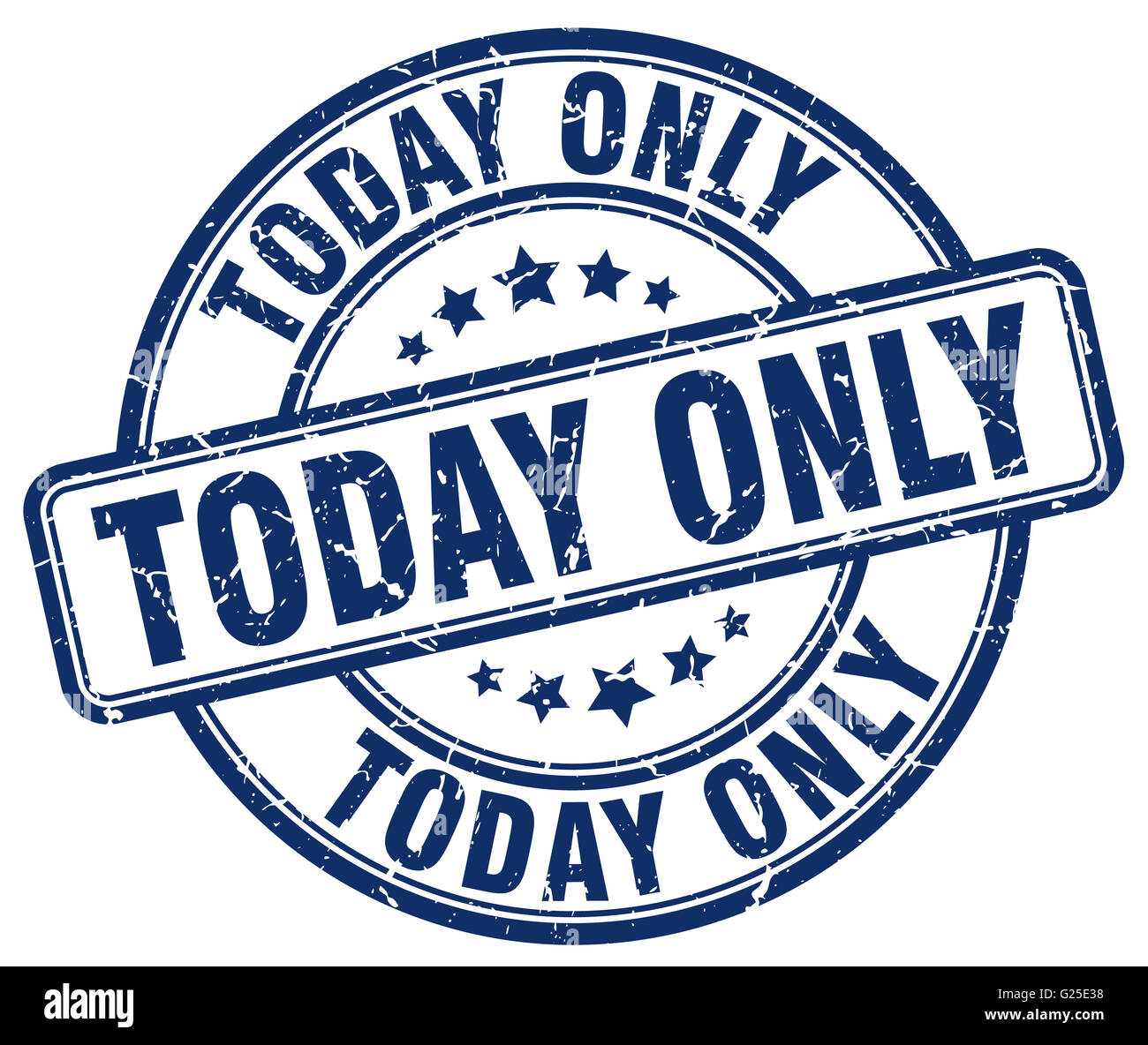 Only today rubber stamp hi-res stock photography and images - Alamy