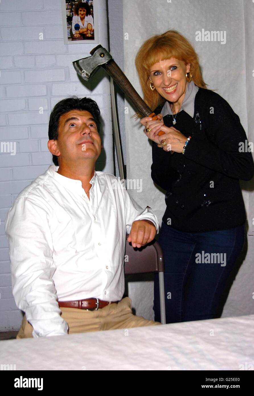 JOHN ALTMAN AND ANITA DOBSON at london film and comic con at earls ...