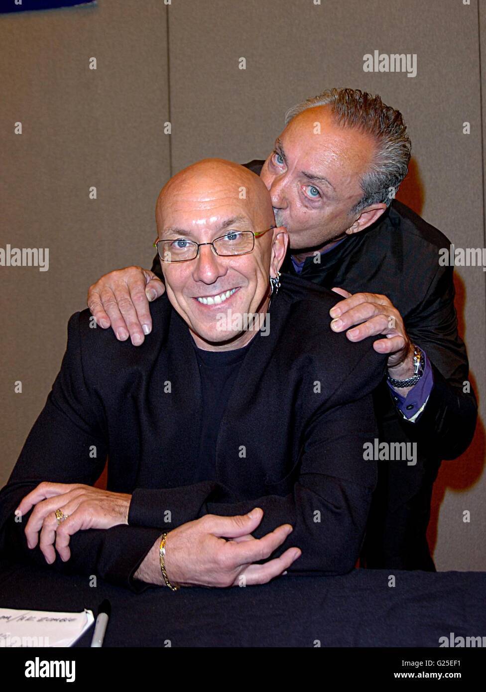 mike christopher and udo kier at london film and comic con at earls ...