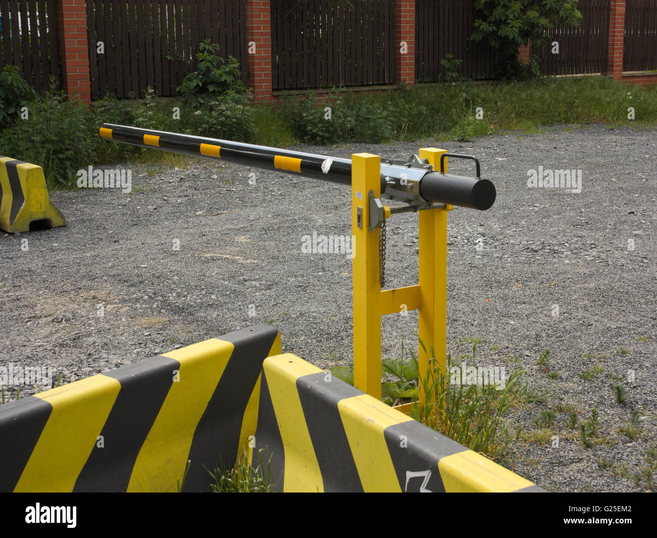 Parking barrier hi-res stock photography and images - Alamy