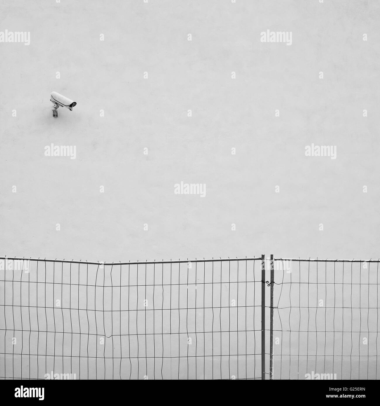 Cctv camera Black and White Stock Photos & Images - Alamy