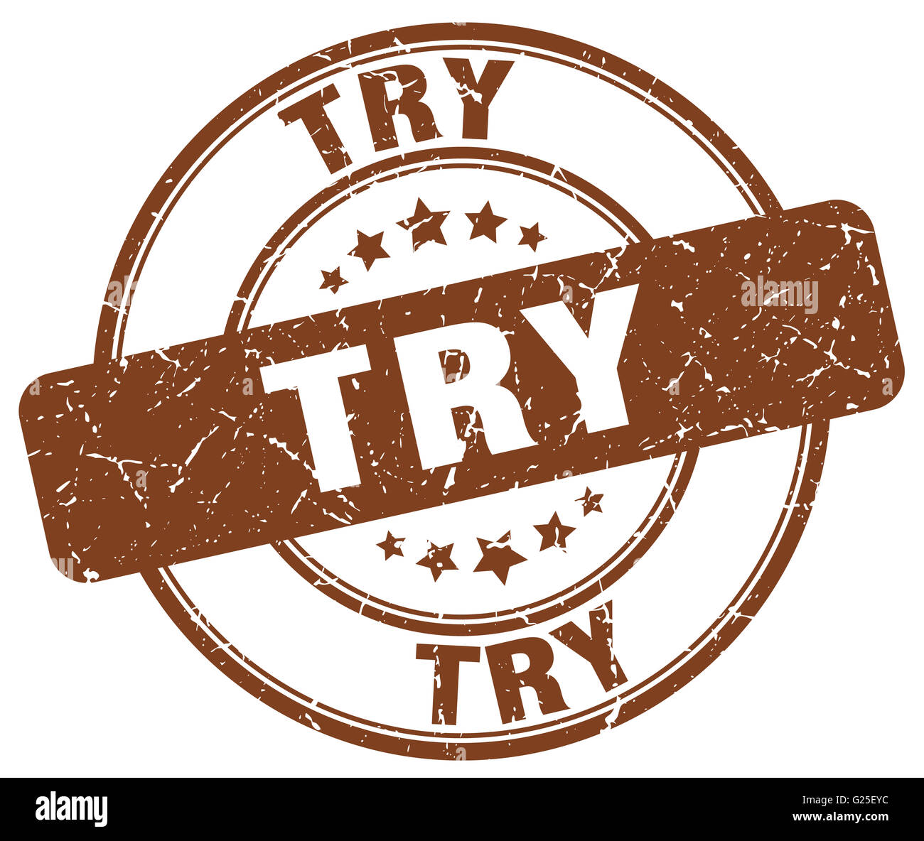 Try stamp label round hi-res stock photography and images - Alamy
