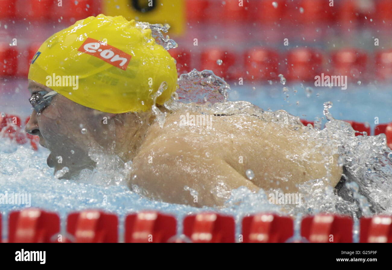 London, England on May 20, 2016: Sarah Sjostrom Suedoise champion ...