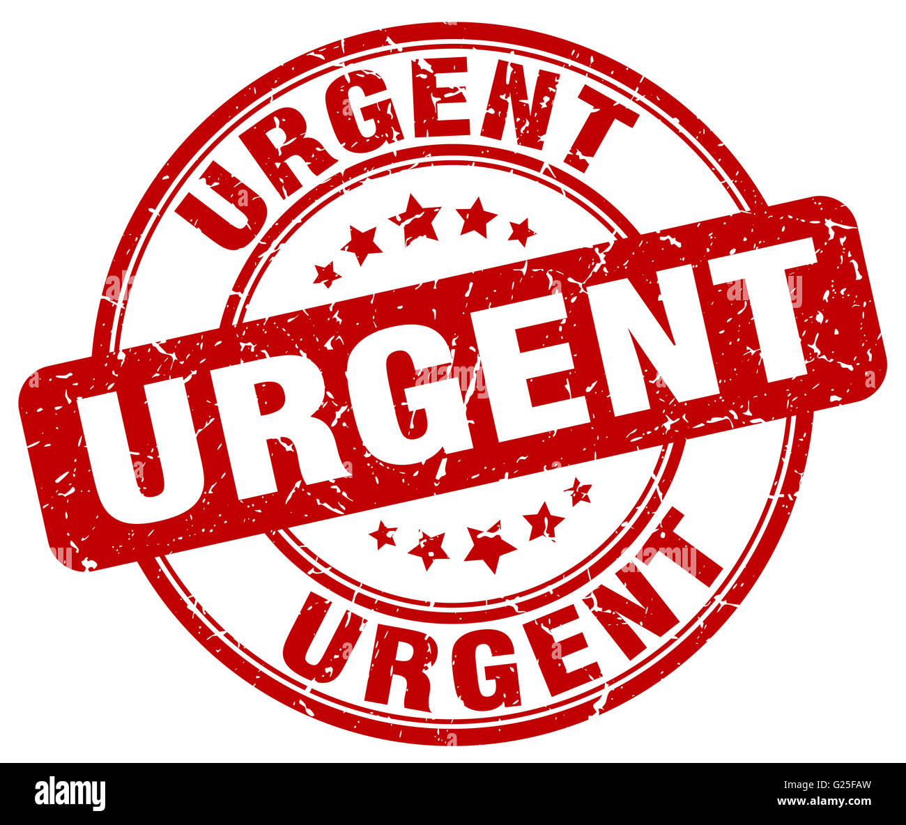 Urgent sign round vintage hi-res stock photography and images - Alamy