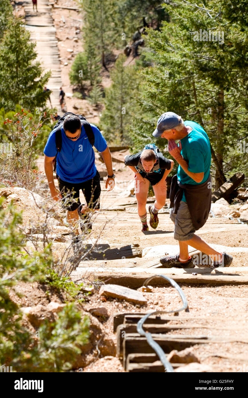 Manitou springs incline hi-res stock photography and images - Alamy