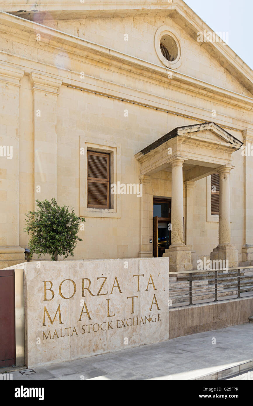 Malta borza hi-res stock photography and images - Alamy