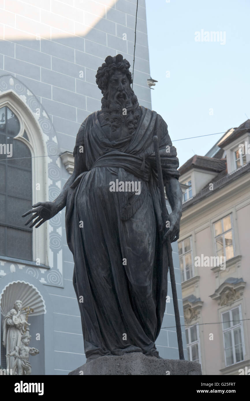 Moses statue Vienna Stock Photo - Alamy