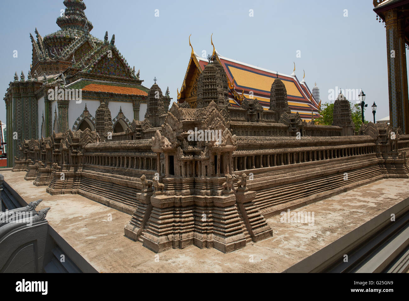 Mini Angkor Wat Stock Photo - Alamy