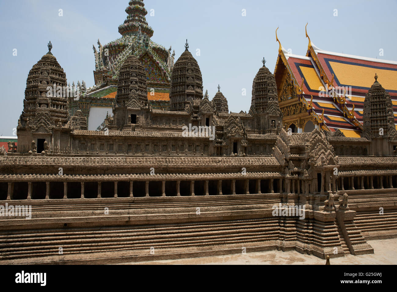 Mini Angkor Wat Stock Photo - Alamy