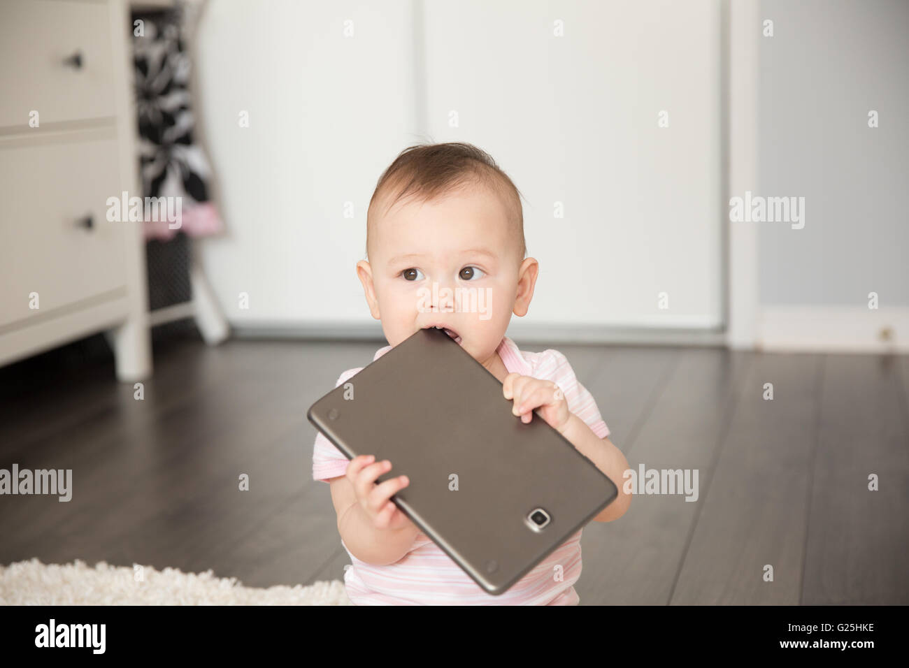Baby touch screen hi-res stock photography and images - Alamy
