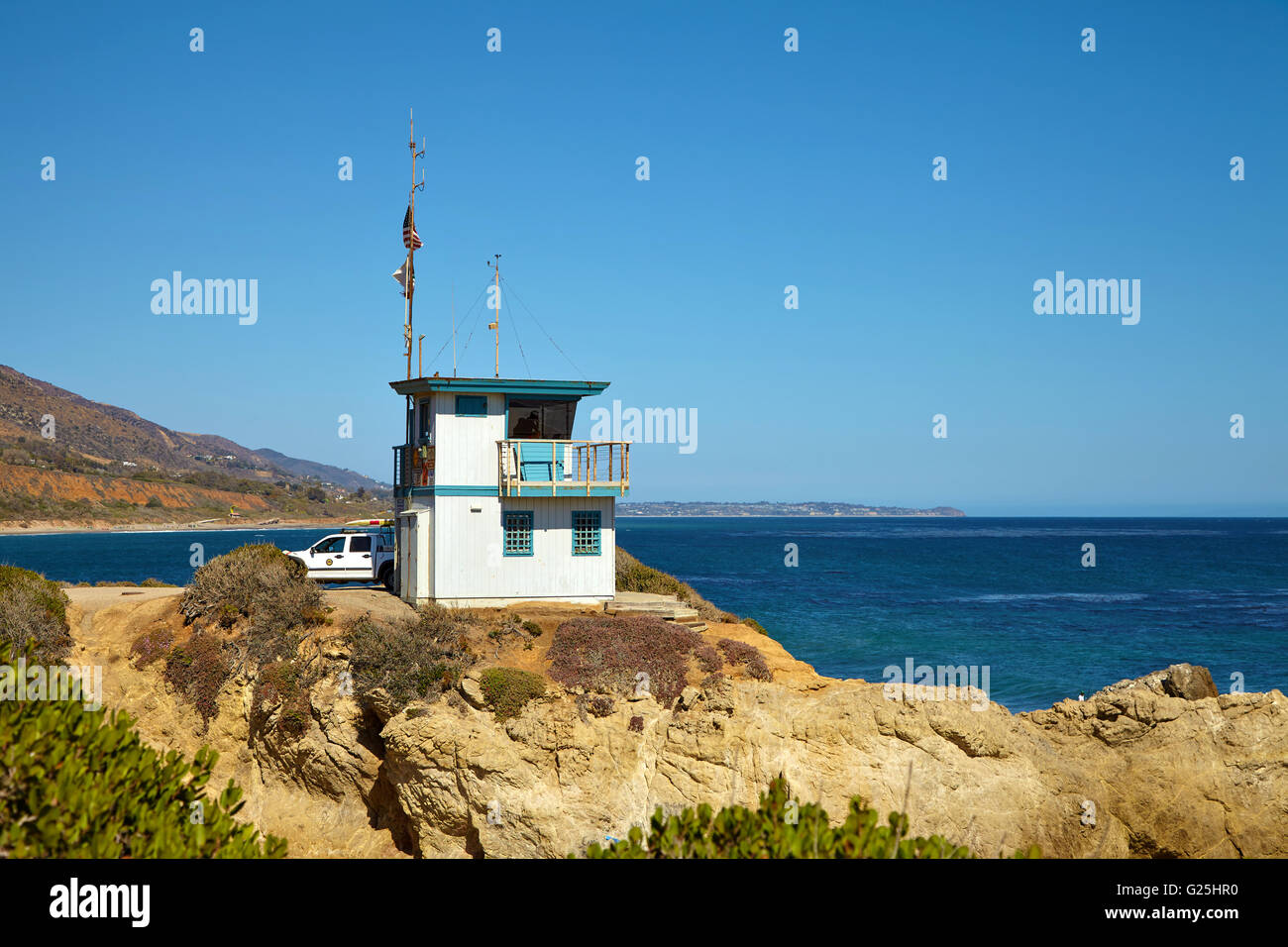 Lifeguard station on west hi-res stock photography and images - Alamy