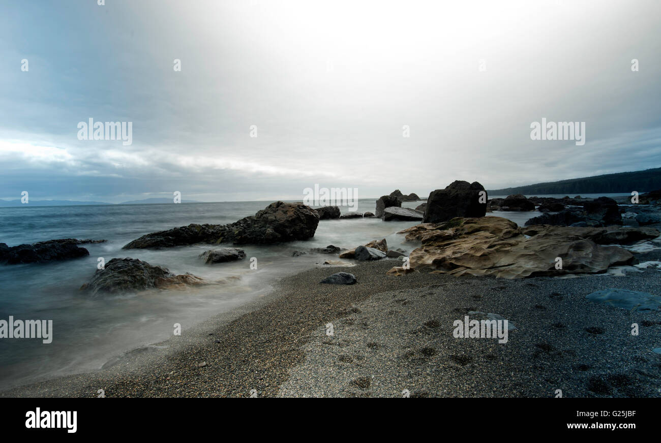 Sombrio beach view Stock Photo - Alamy