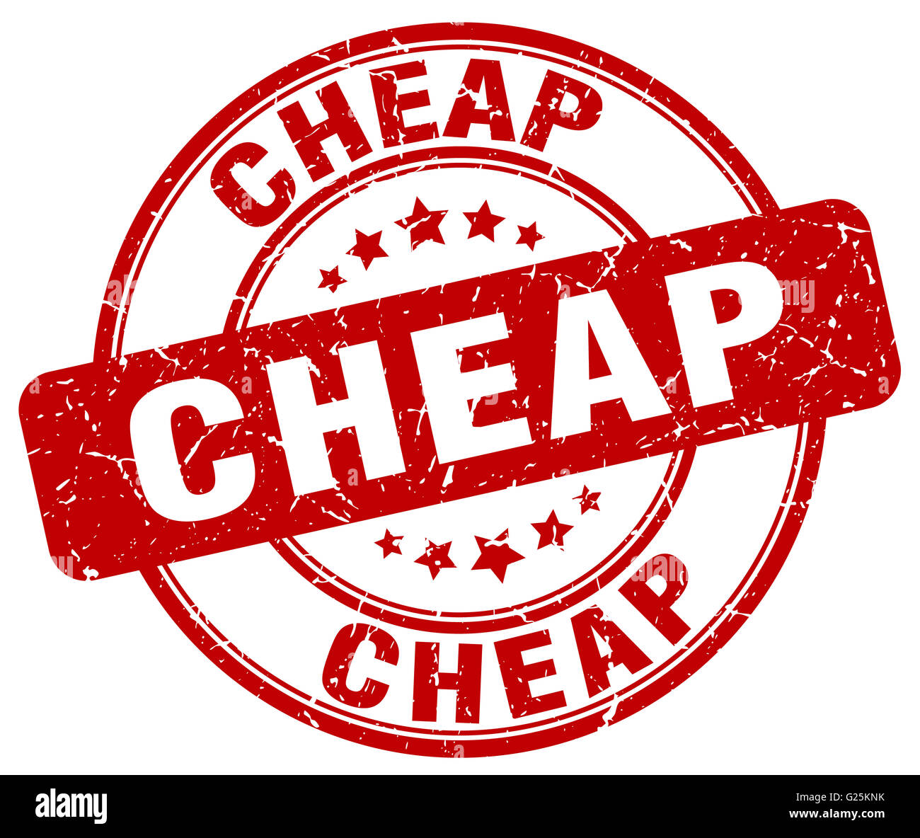 cheap red grunge round vintage rubber stamp Stock Photo - Alamy