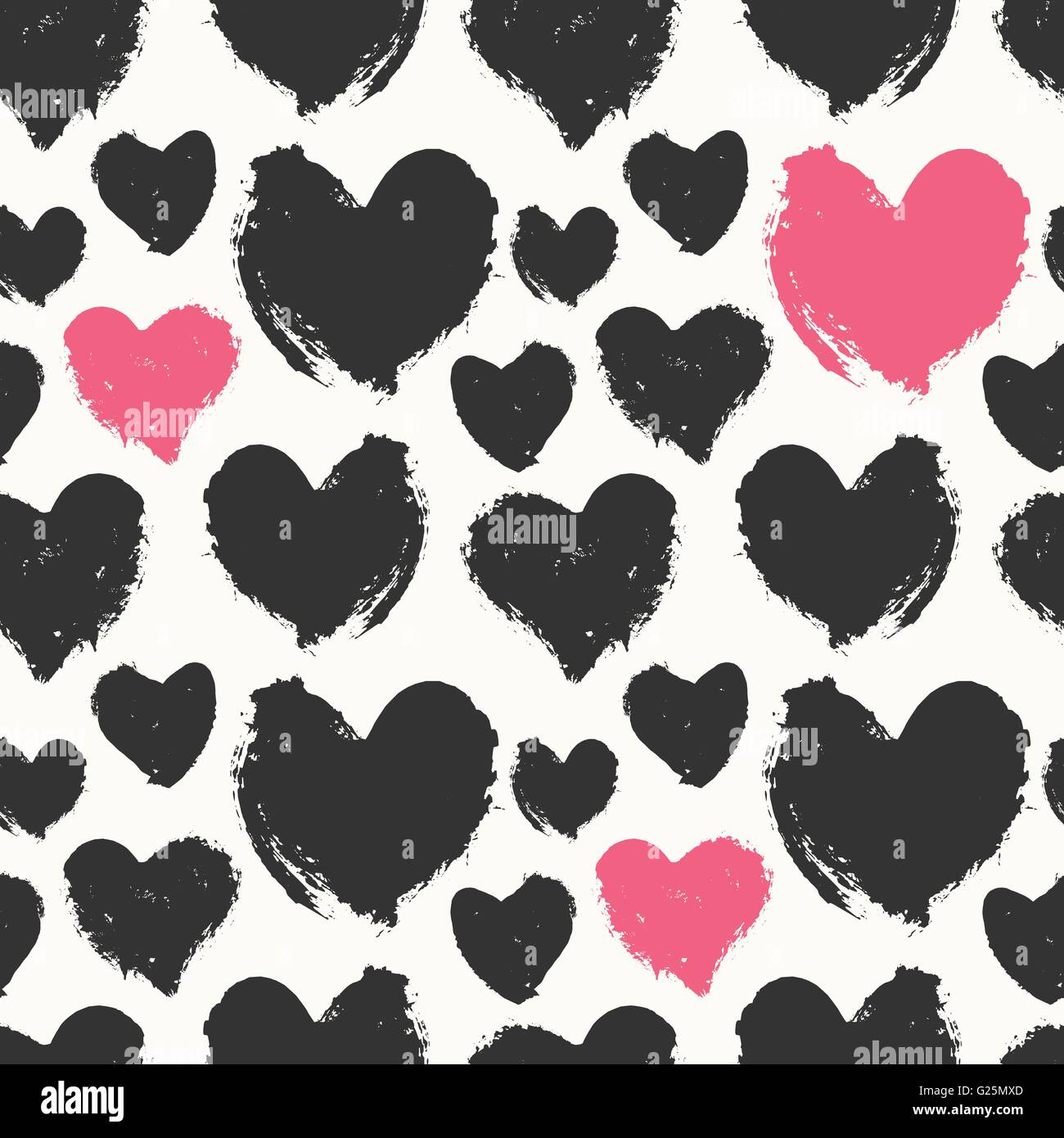 Heart repeat pattern hi-res stock photography and images - Alamy