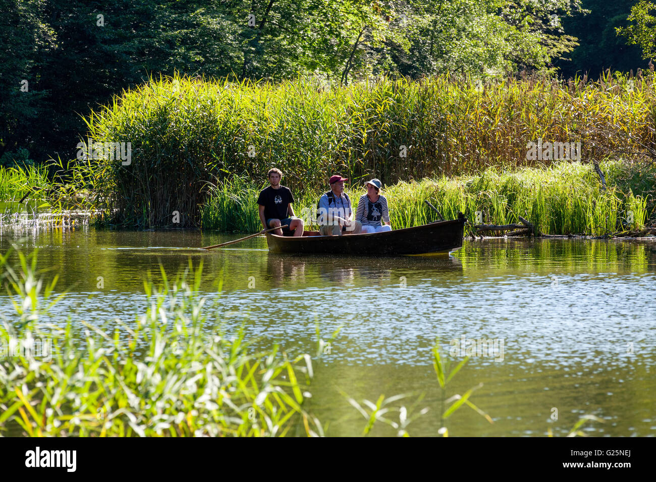 Krutynia river rafting, Masuria region, Poland, Europe Stock Photo - Alamy