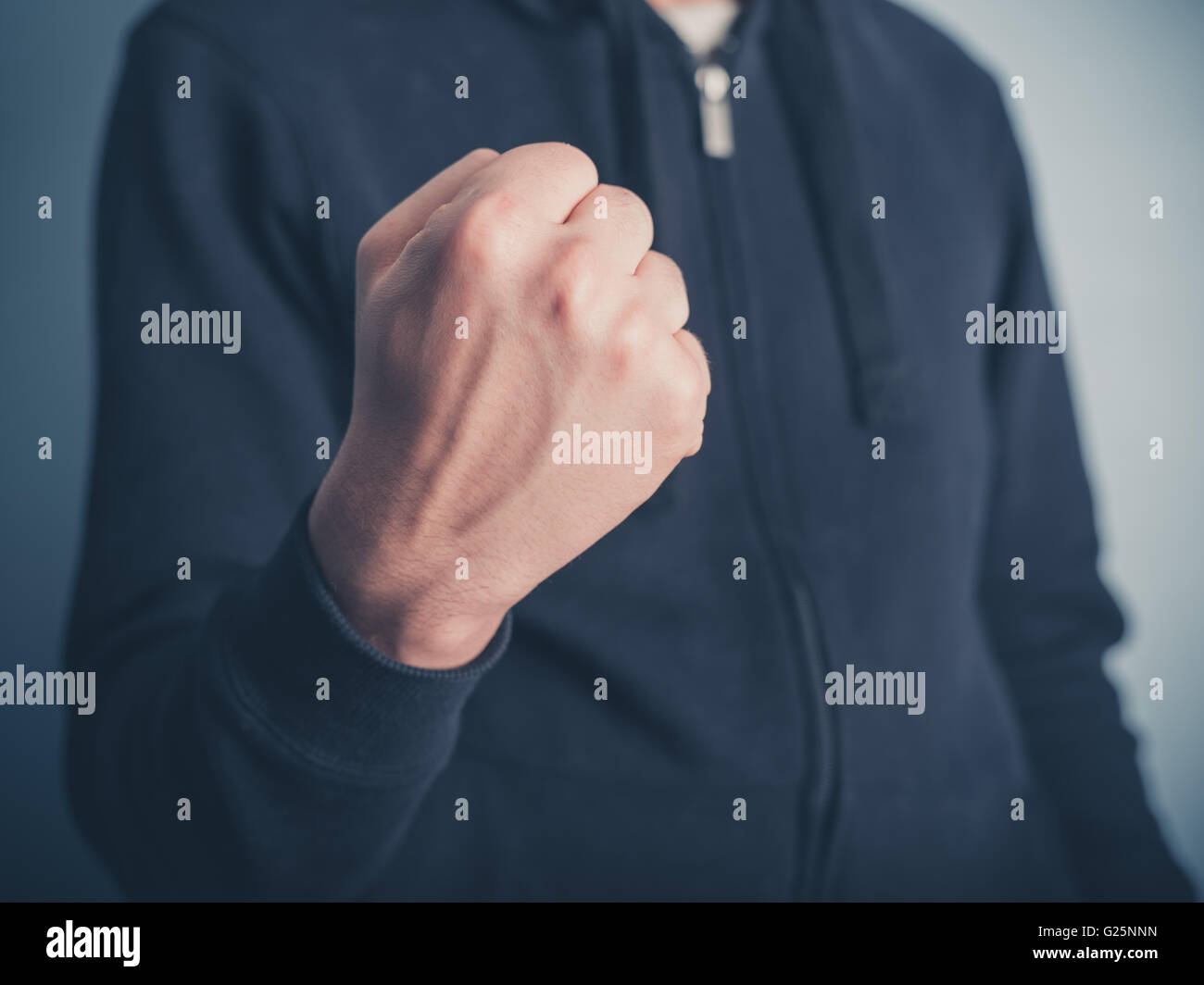 Fist up youth hi-res stock photography and images - Alamy