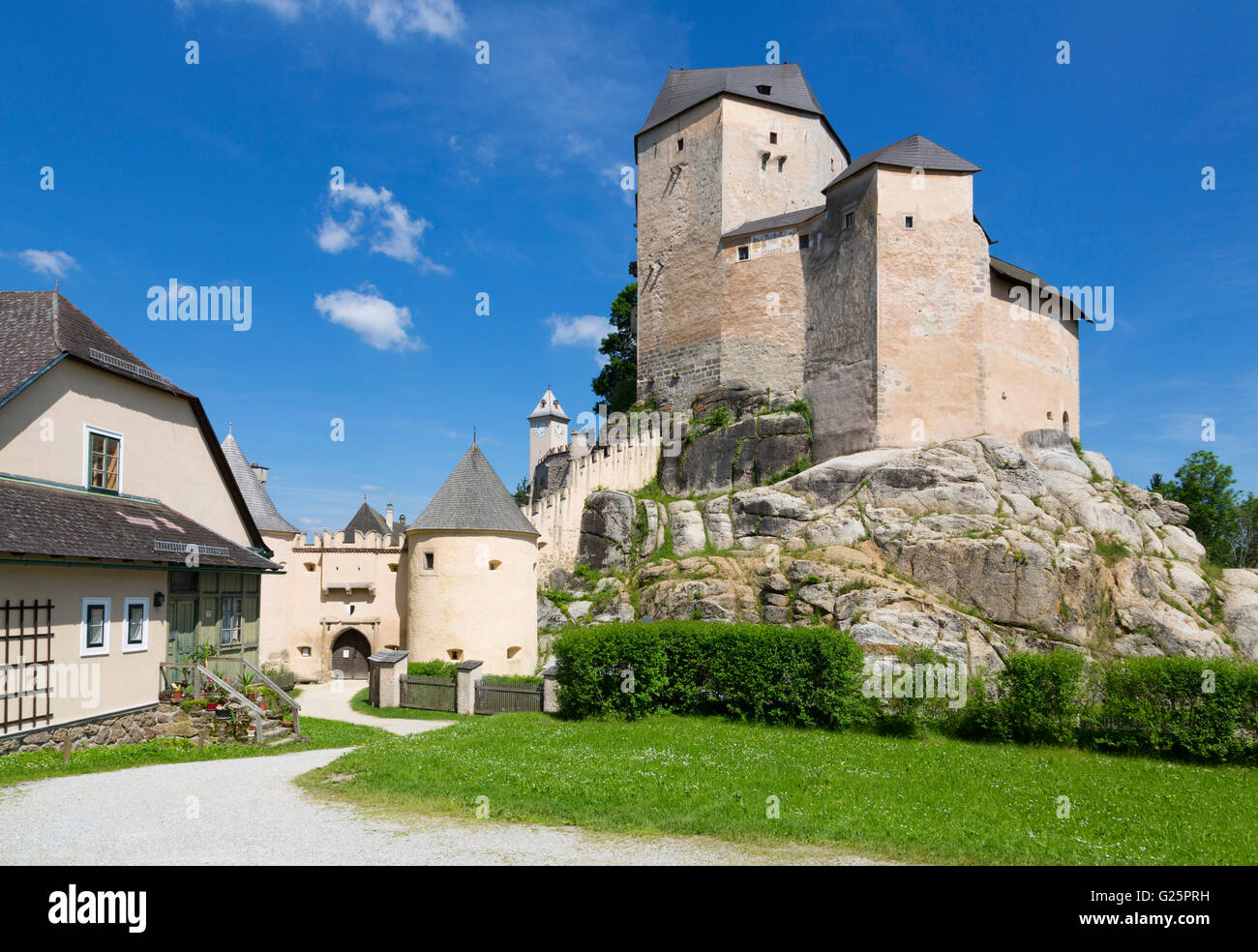 Burg Rappottenstein castle, Rappottenstein, Waldviertel, Lower Austria ...