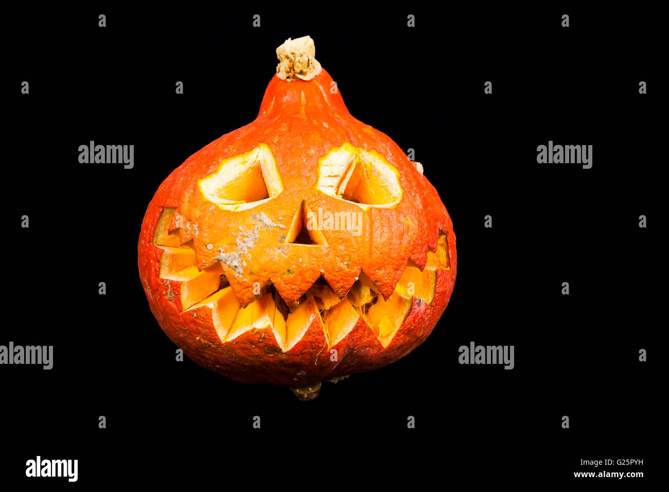 Angry orange pumpkin halloween hi-res stock photography and images - Alamy