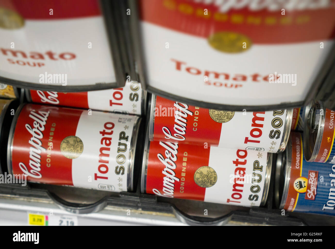 Campbell's Soup display in a supermarket in New York on Friday, May 20 ...