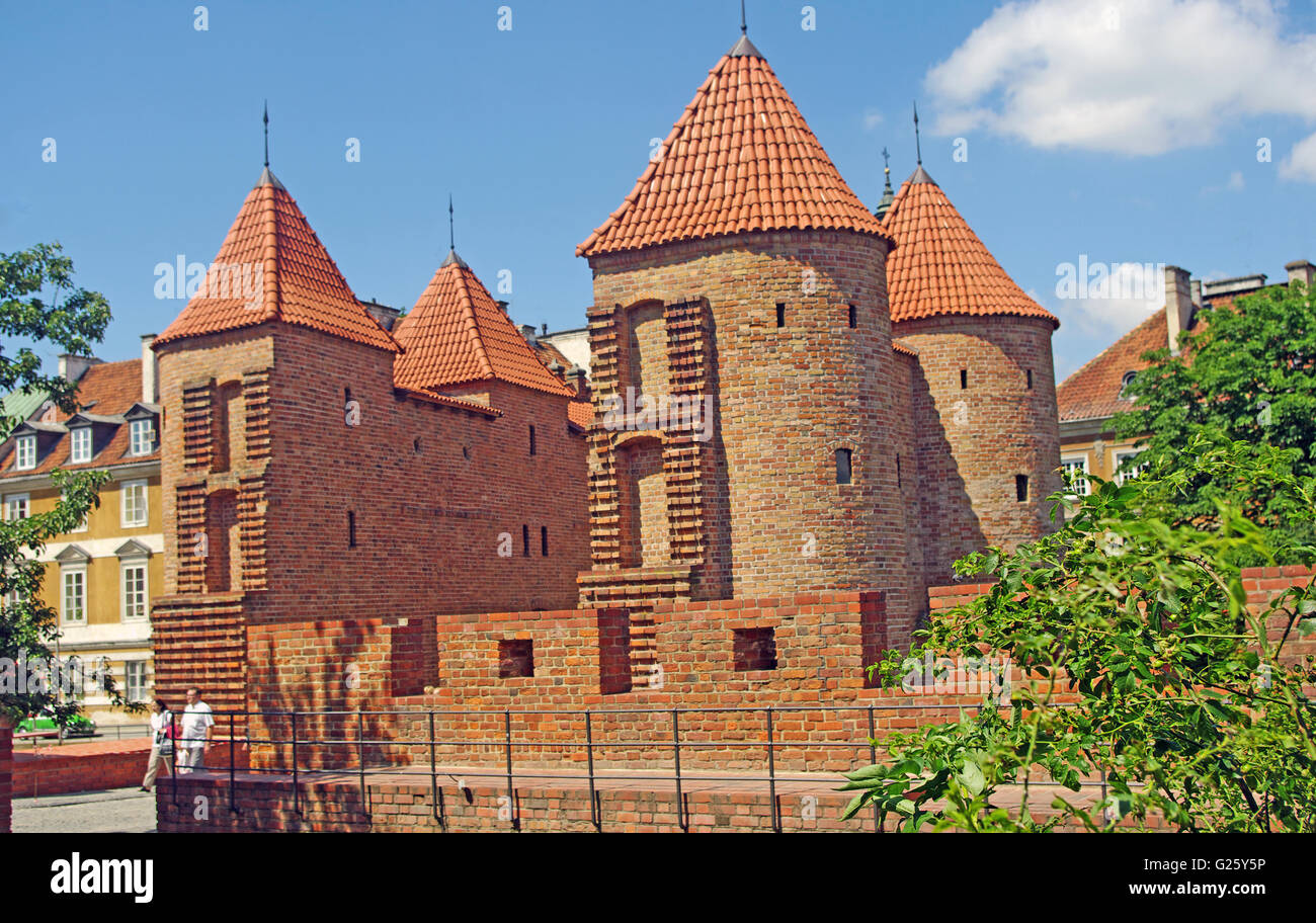 City Wall Gate, Warsaw, Poland Stock Photo - Alamy
