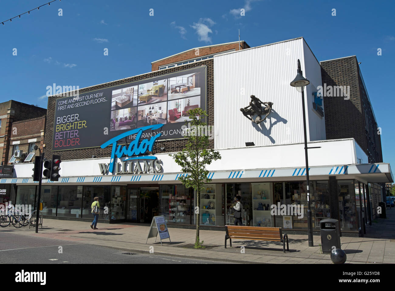 exterior of tudor wiliams, a department store in new malden, surrey ...