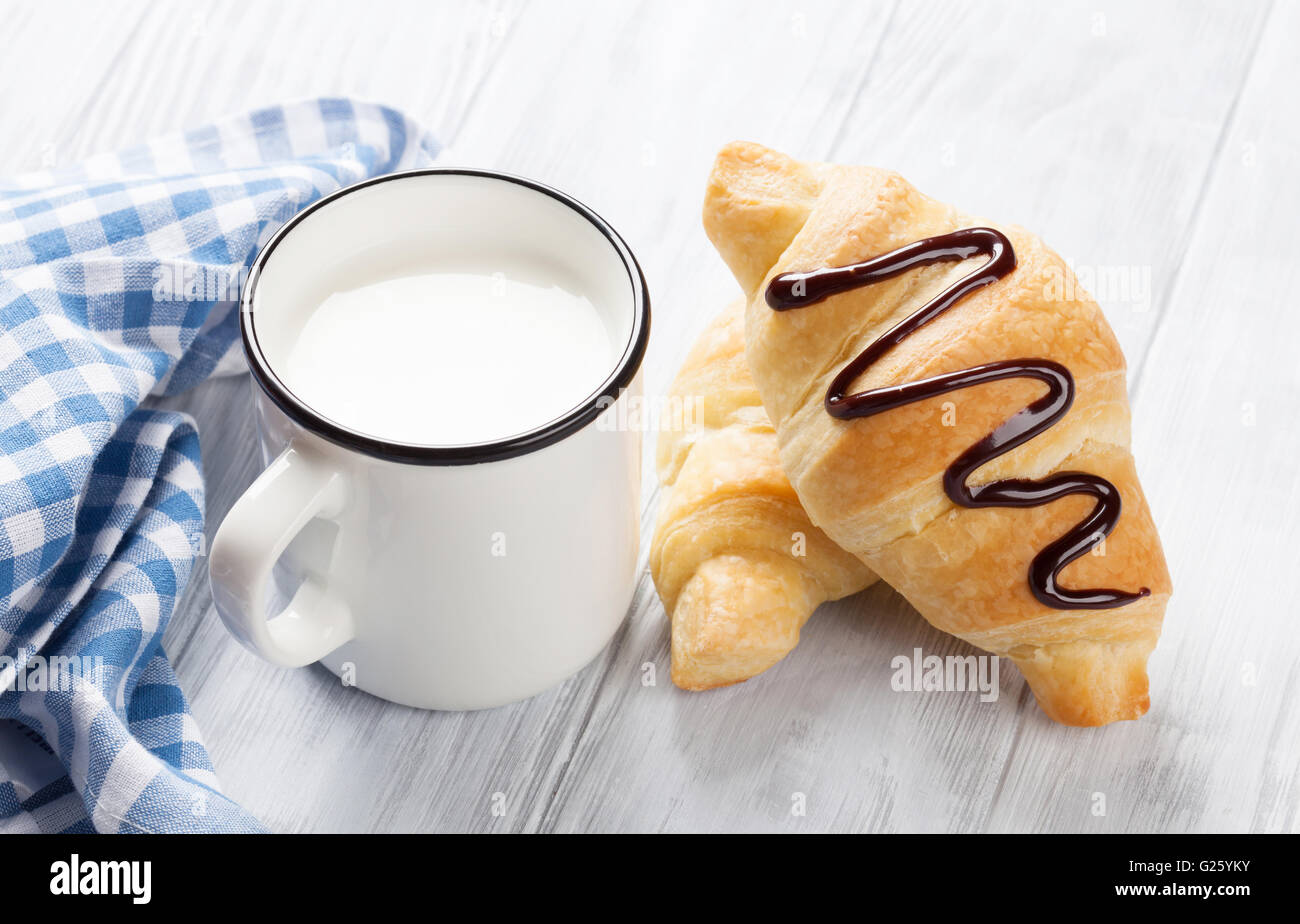 Milk croissants hi-res stock photography and images - Alamy