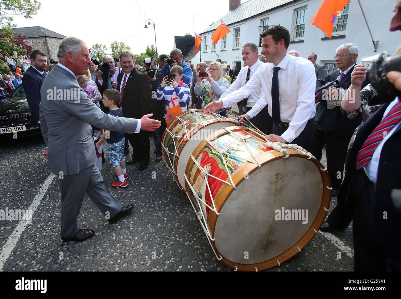 Lambeg drummers hi-res stock photography and images - Alamy