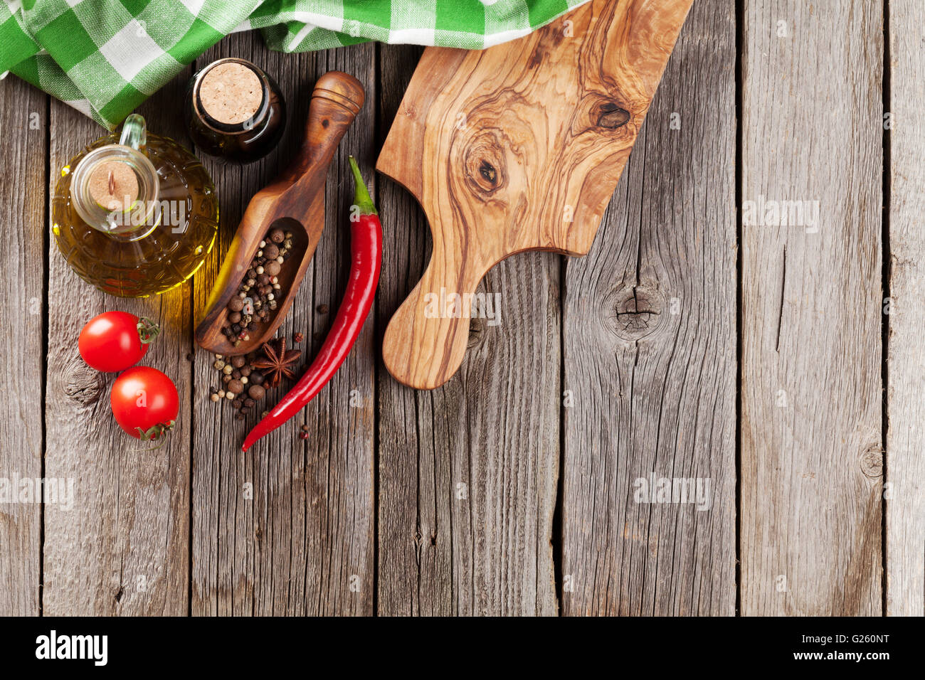 Condiments top view hi-res stock photography and images - Alamy