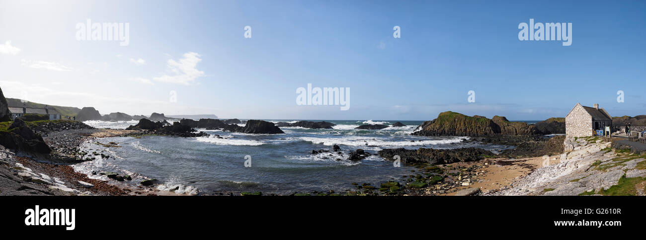 Balintoy on the Ulster Way and Causeway Coastal Route County Antrim ...