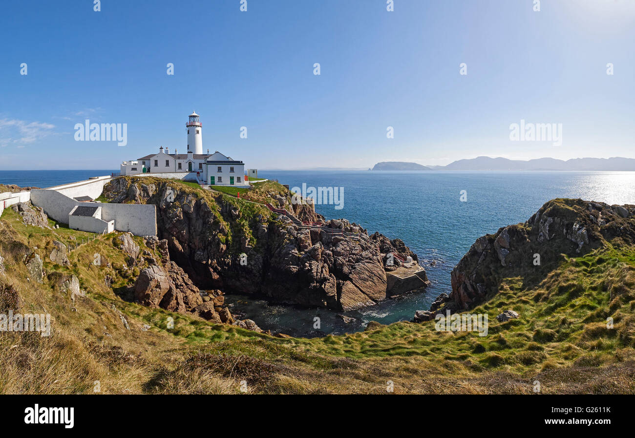 Fanhad head Lighthouse Inishowen peninsula on the Wild Atlantic Way ...
