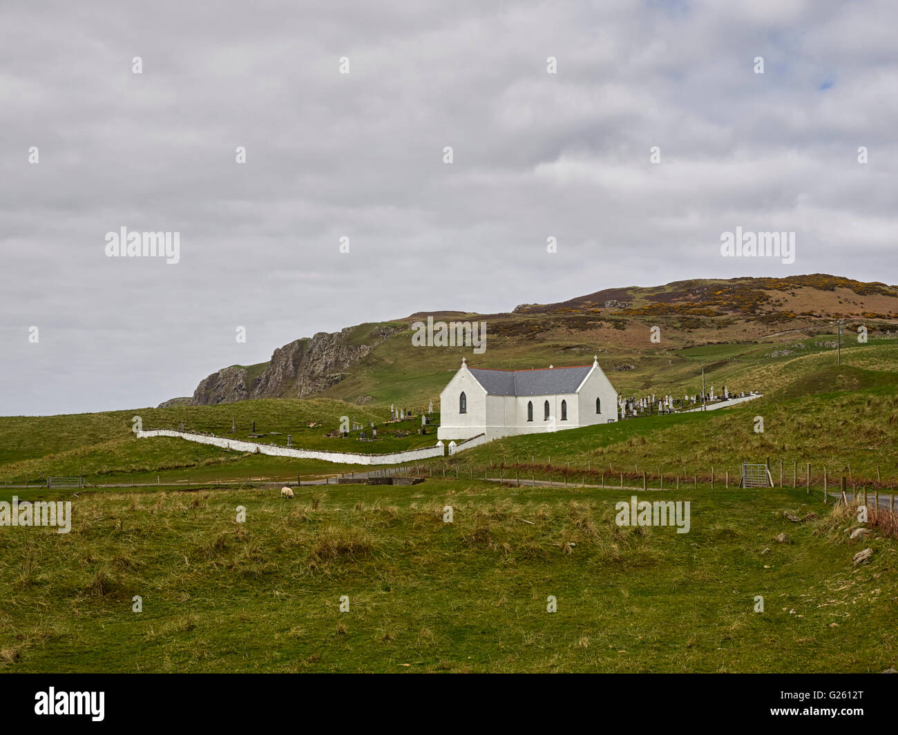 Lag church Malin Inishowen peninsula on the Wild Atlantic Way County ...