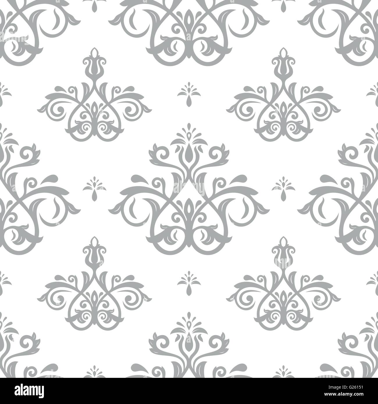 Seamless Vector Wallpaper in the Style of Baroque Stock Vector Image & Art - Alamy