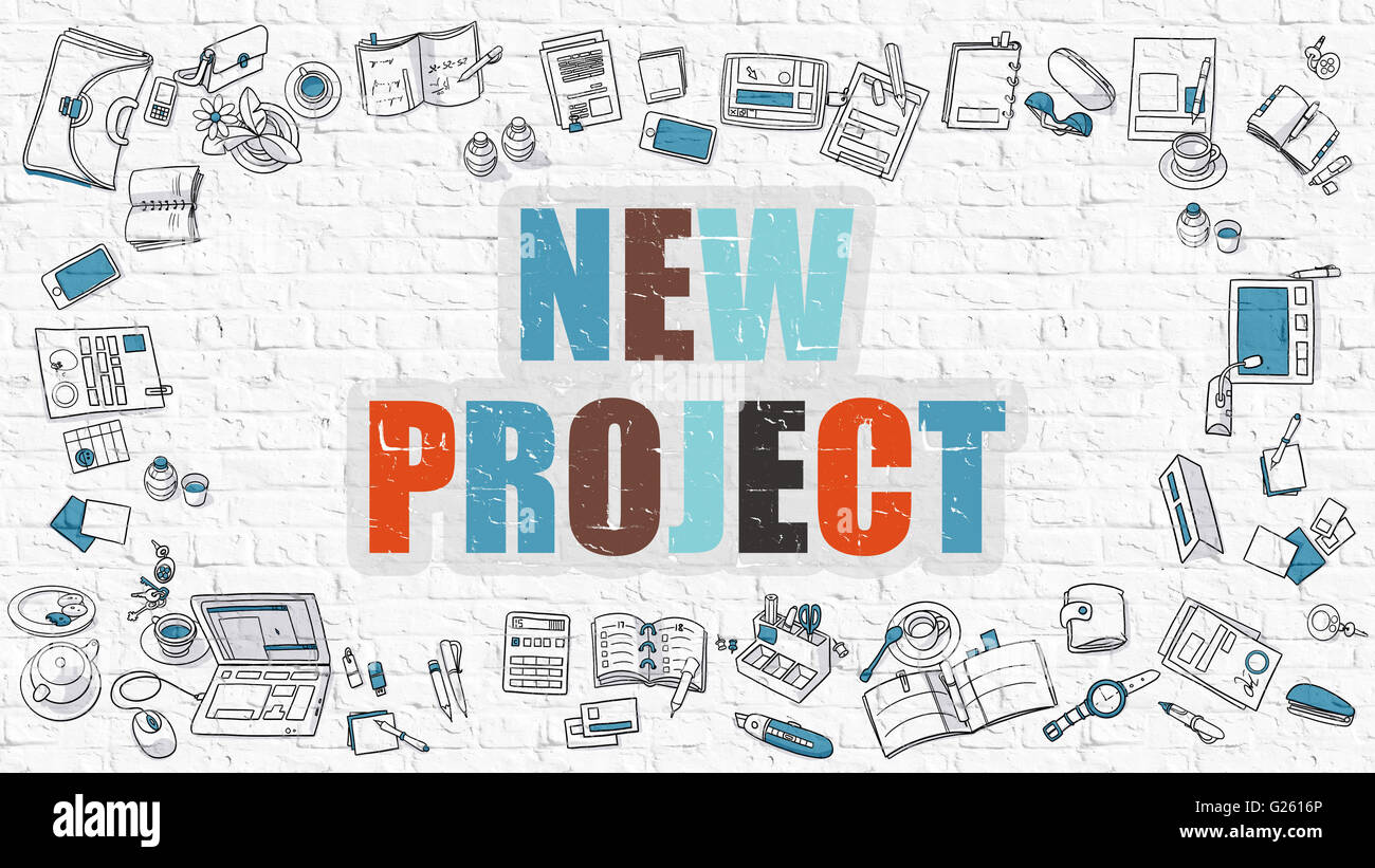 Business project on wall hi-res stock photography and images - Alamy